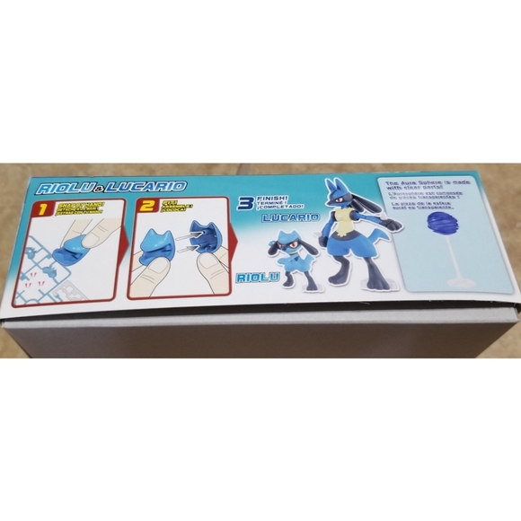 Pokemon | Toys | Bandai Pokemon Riolu Lucario Model Kit | Poshmark
